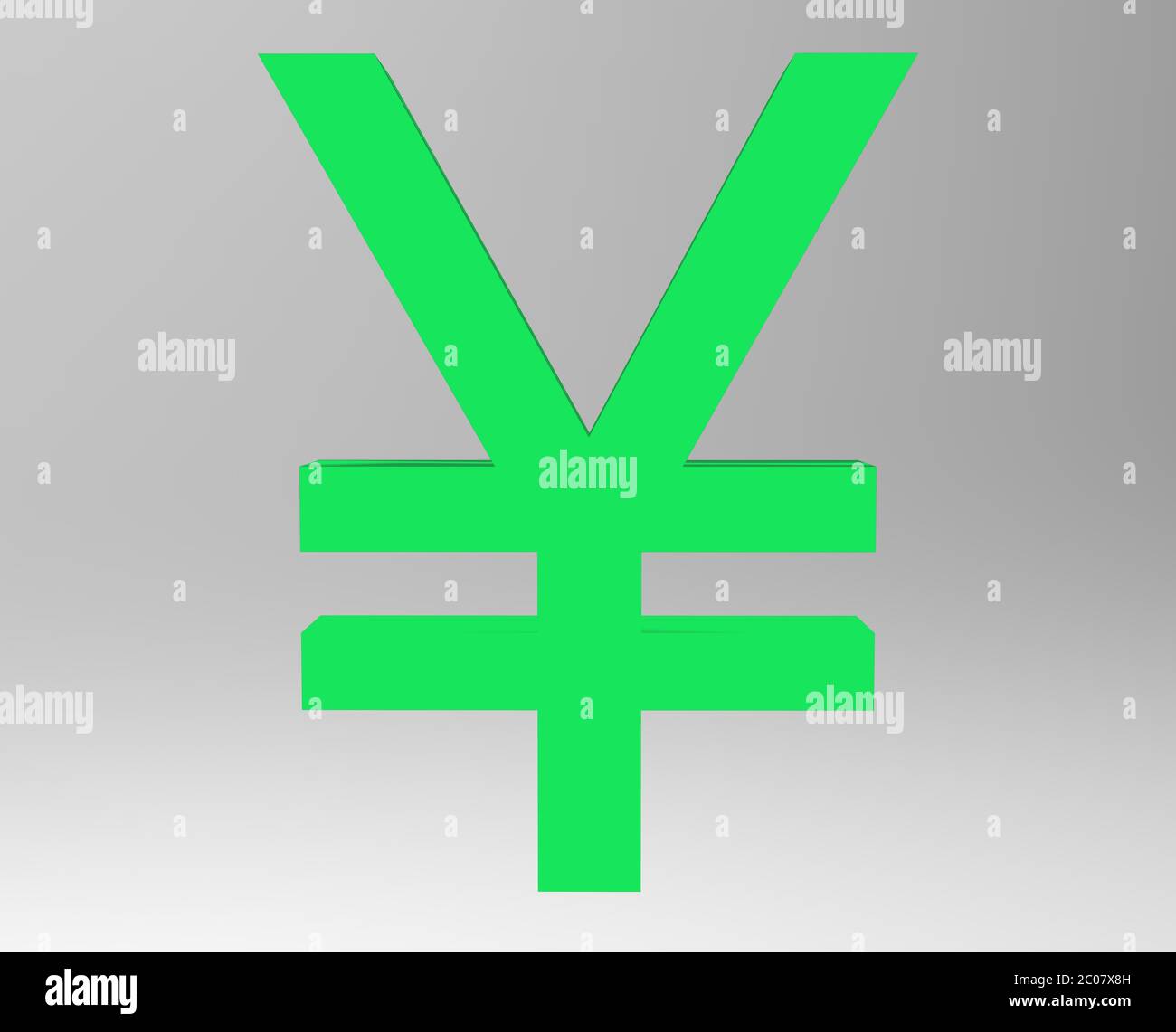 Yen symbol sign isolated Japanese yen JPY 3d render Stock Photo - Alamy