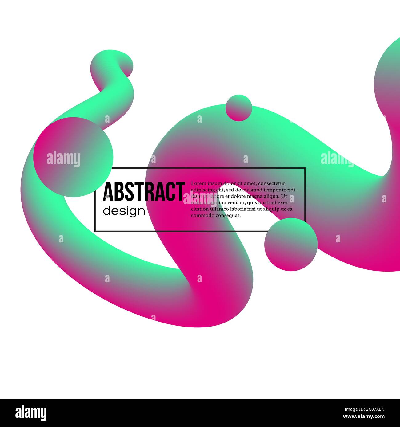 Abstract fluid 3d background Stock Vector Images - Alamy