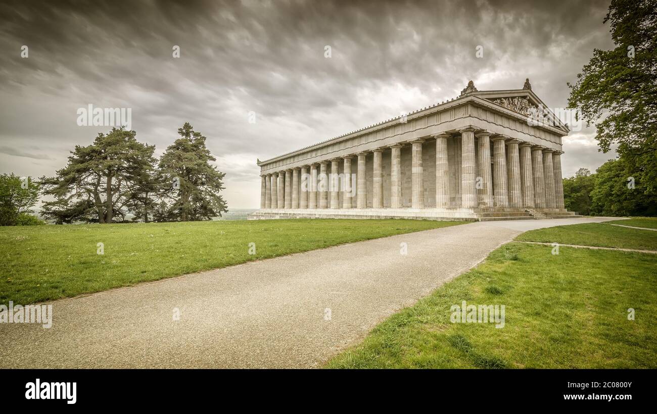 Monument walhalla hi-res stock photography and images - Alamy