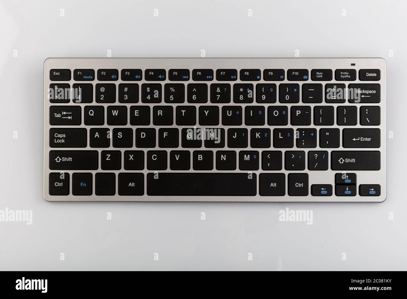 Aluminum keyboard, Wireless computer keyboard with the English alphabet ...
