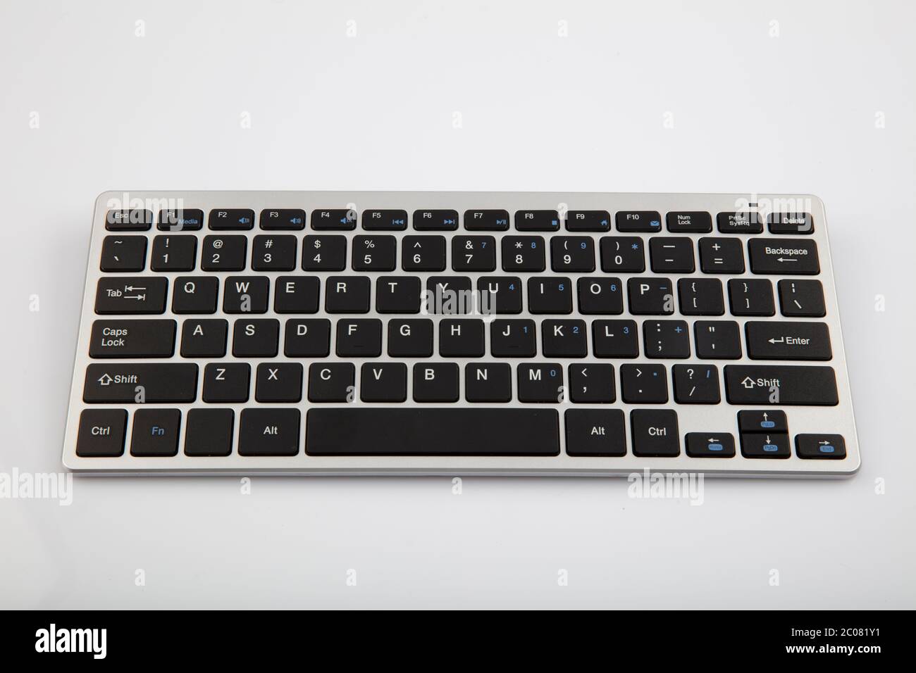 Aluminum keyboard, Wireless computer keyboard with the English alphabet ...