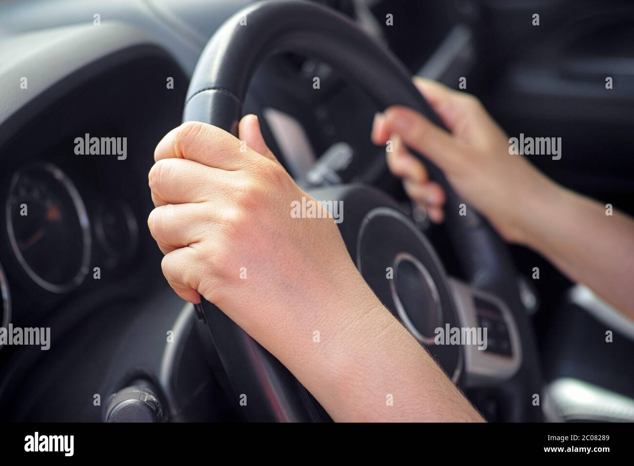 Car dashboard closeup view hi-res stock photography and images - Alamy