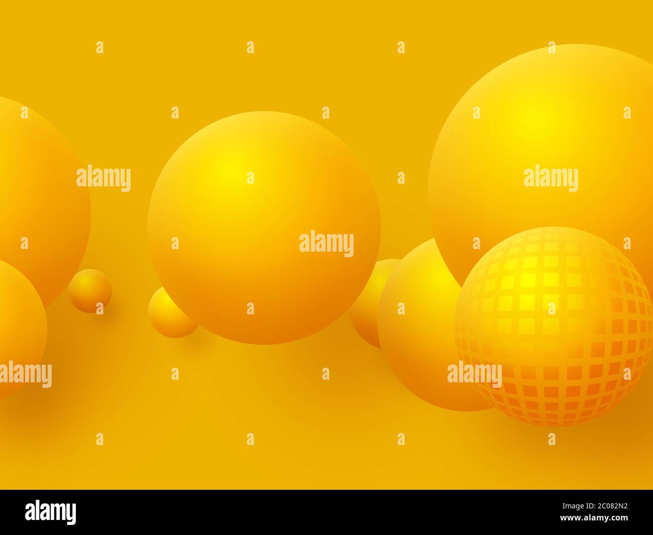 Abstract floating spheres background Stock Vector Image & Art - Alamy