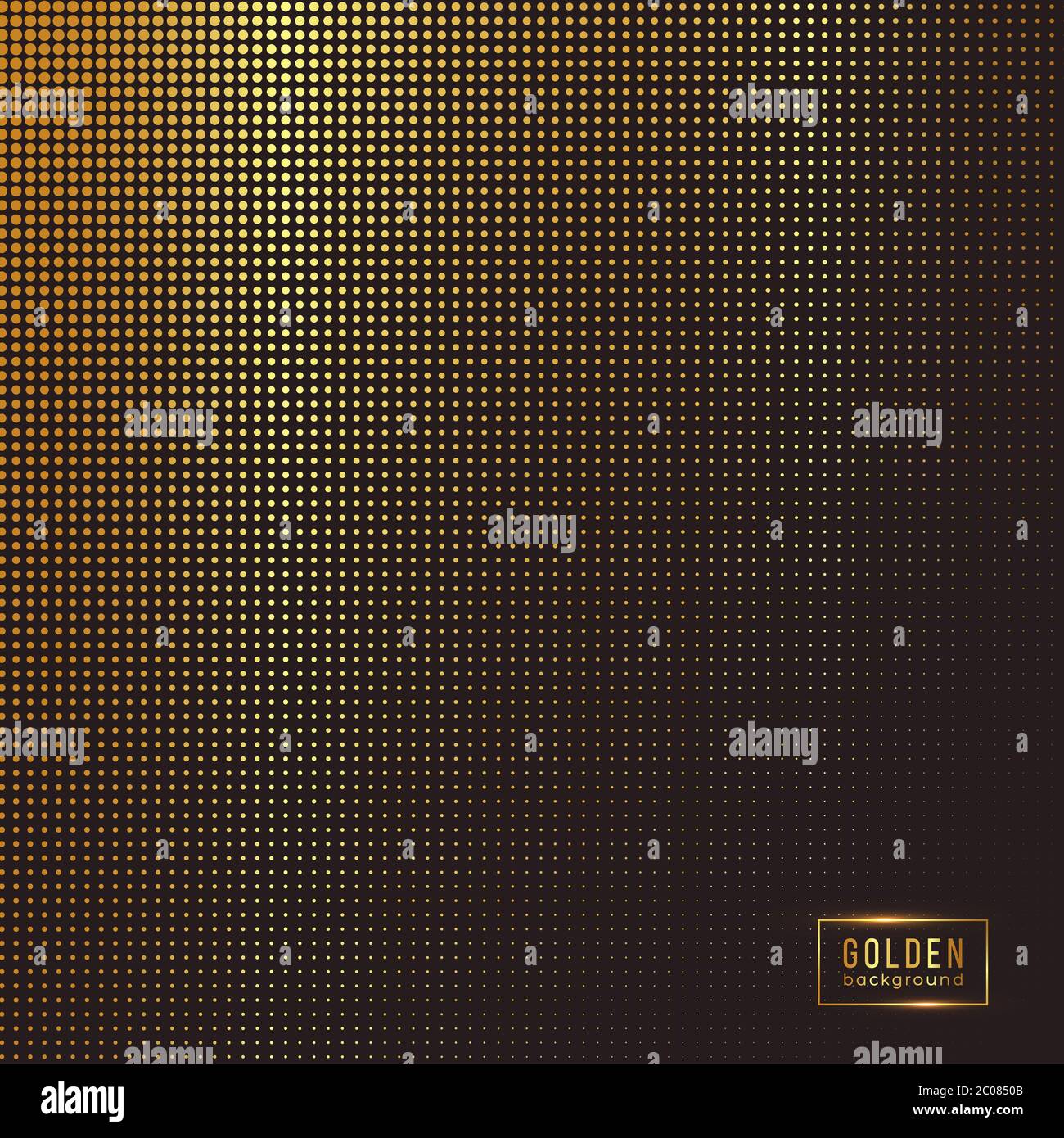 Golden frame pixel background Stock Vector Images - Alamy