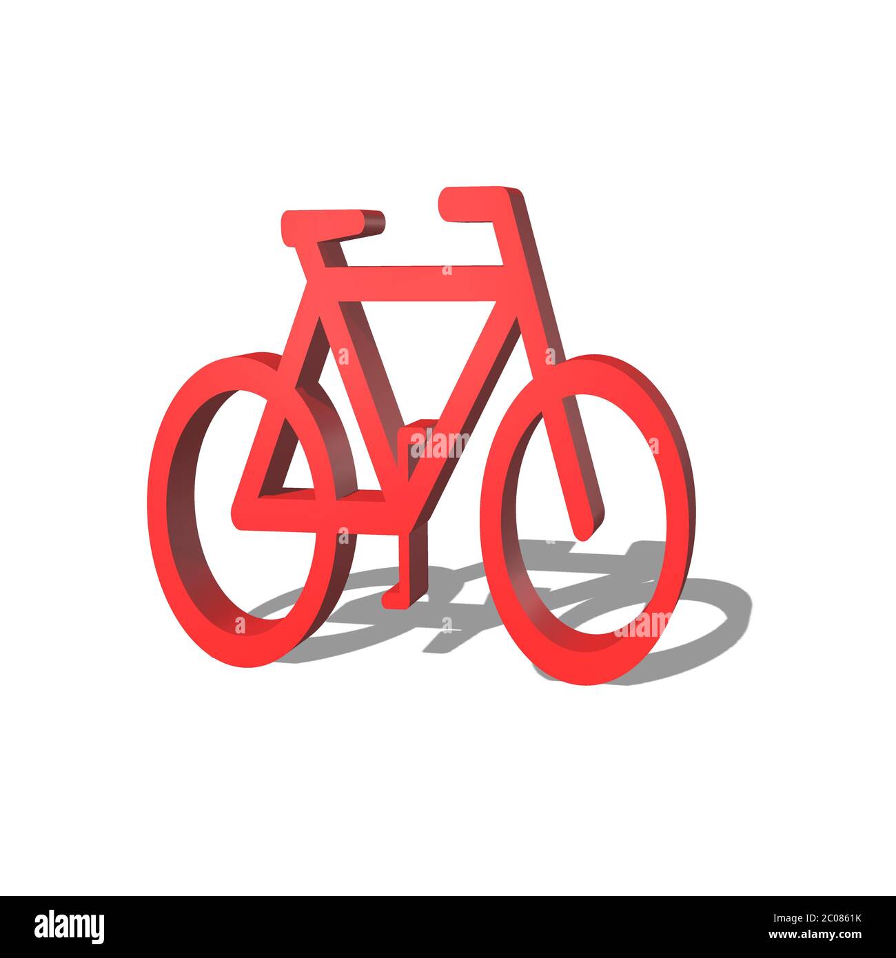 Blue city bike Cut Out Stock Images & Pictures - Alamy