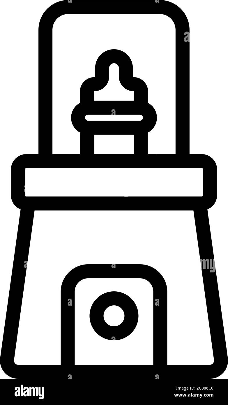 sterilizer hygiene machine icon vector outline illustration Stock ...