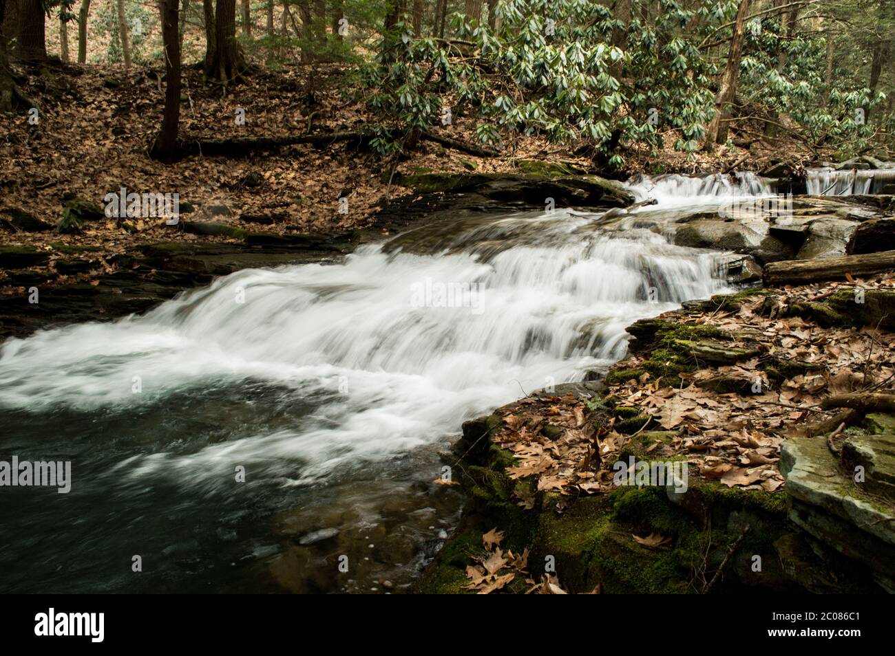 Cascading water flows down hi-res stock photography and images - Alamy