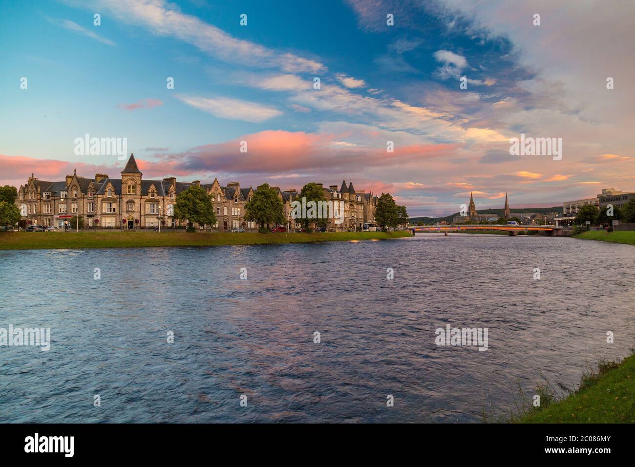 Sunrise over Inverness, Scotland Stock Photo - Alamy