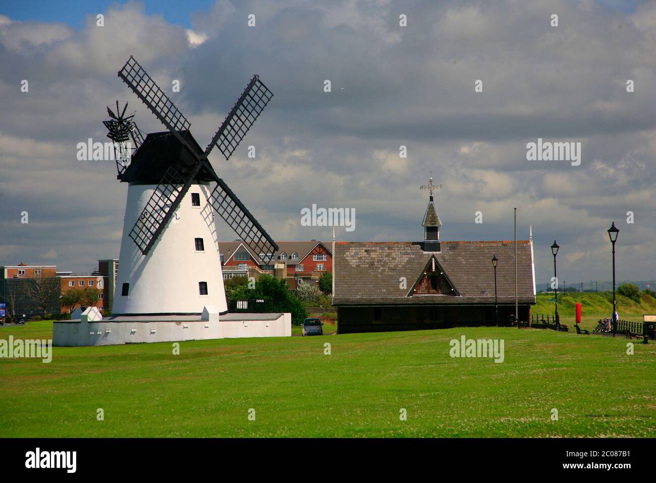 Windmill at Lytham St. Anne's, Lancashire, UK Stock Photo - Alamy