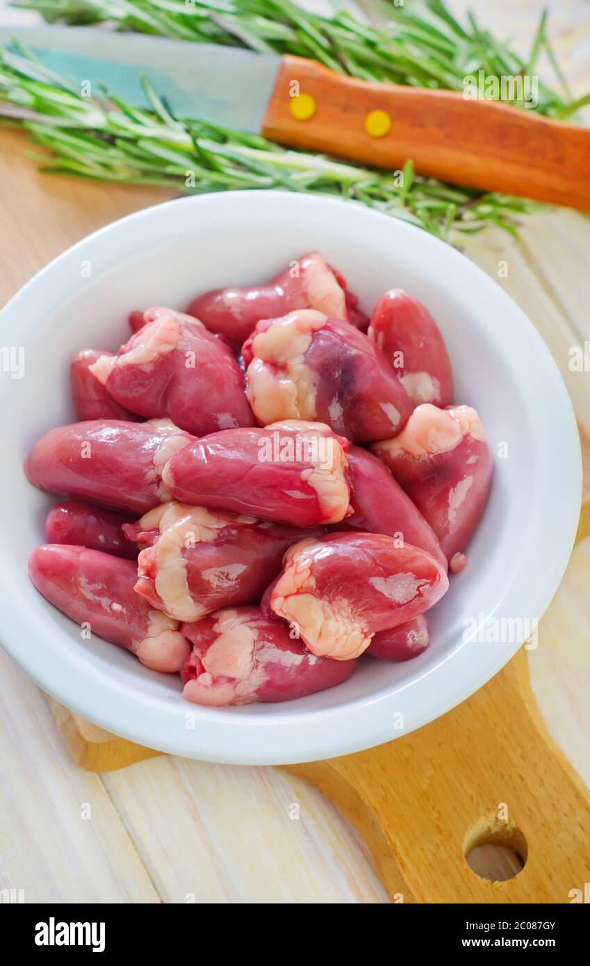 Chicken viscera hi-res stock photography and images - Alamy