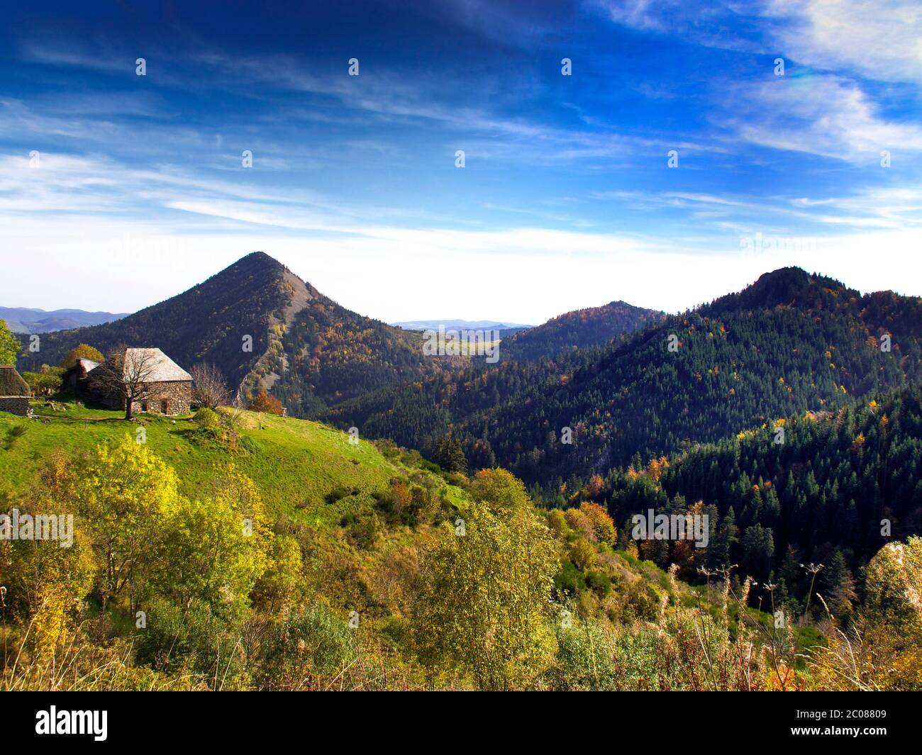 Massif central mountain range hi-res stock photography and images - Alamy