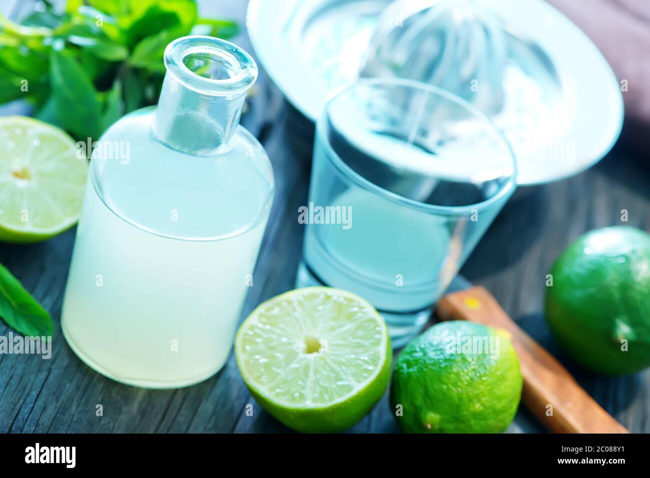 fresh lime juice Stock Photo - Alamy