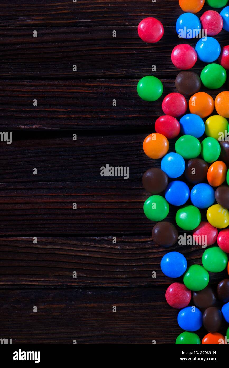 color chocolate candy Stock Photo - Alamy