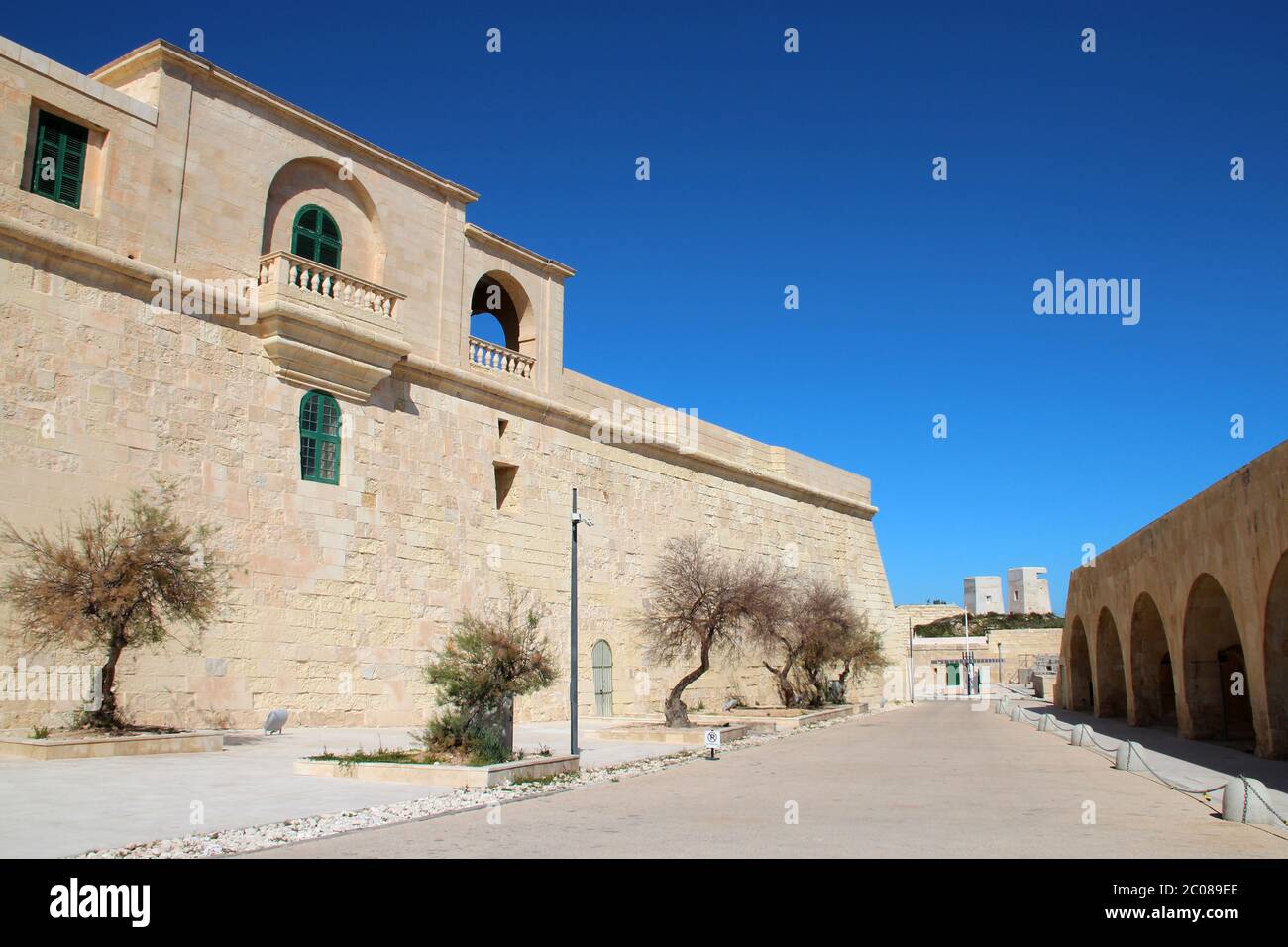 saint elmo fort in valletta (malta Stock Photo - Alamy