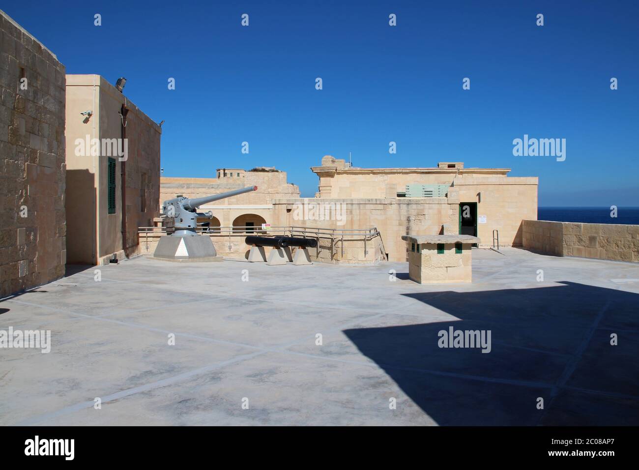 saint elmo fort in valletta (malta Stock Photo - Alamy
