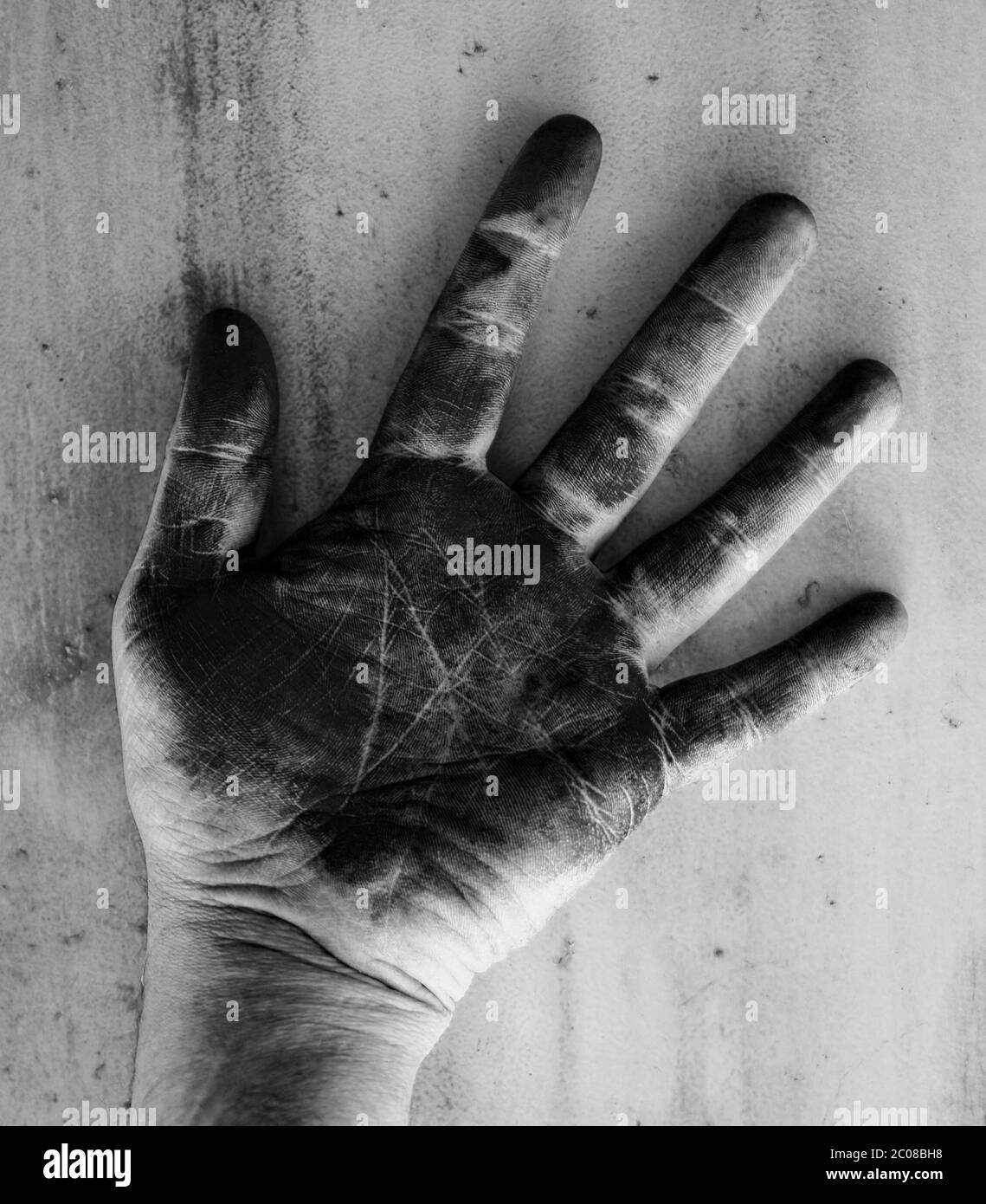 Hands left Black and White Stock Photos & Images - Alamy