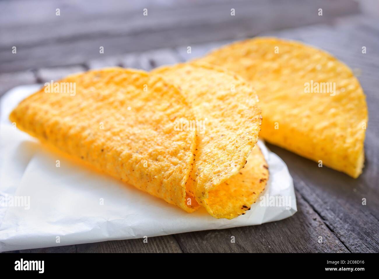 taco or tortilla shells Stock Photo - Alamy