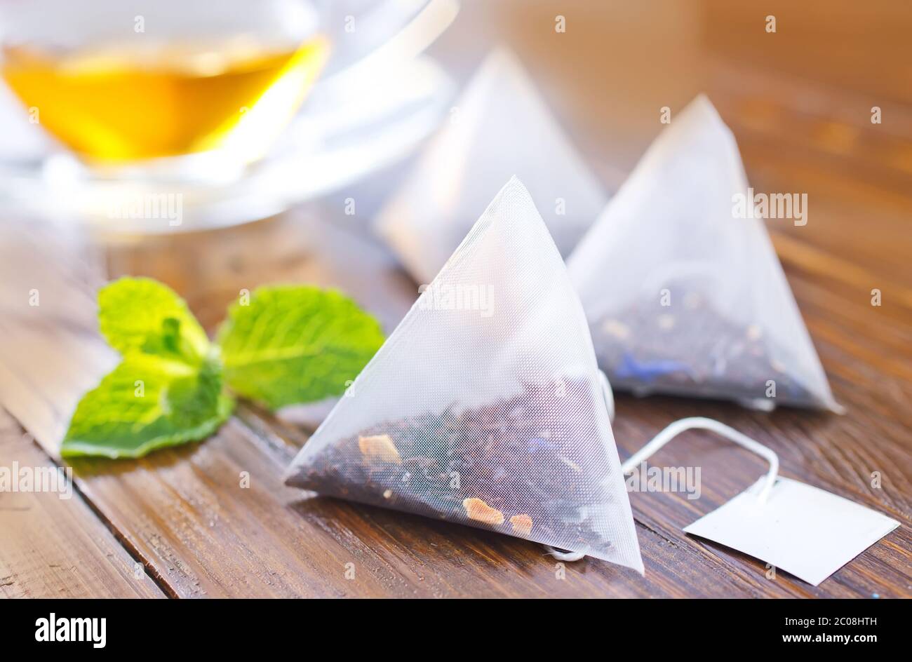 Peppermint teabag hi-res stock photography and images - Alamy