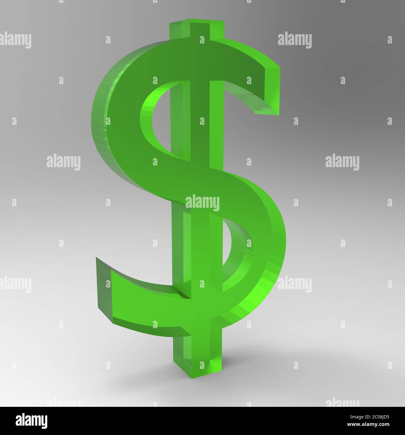 Dollar symbol sign 3d render Stock Photo - Alamy