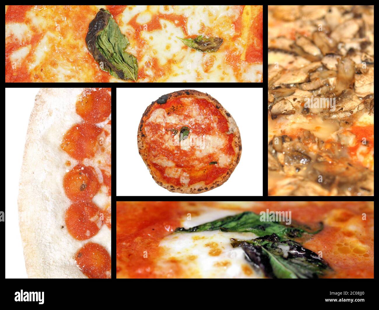 Collage pizza hi-res stock photography and images - Alamy