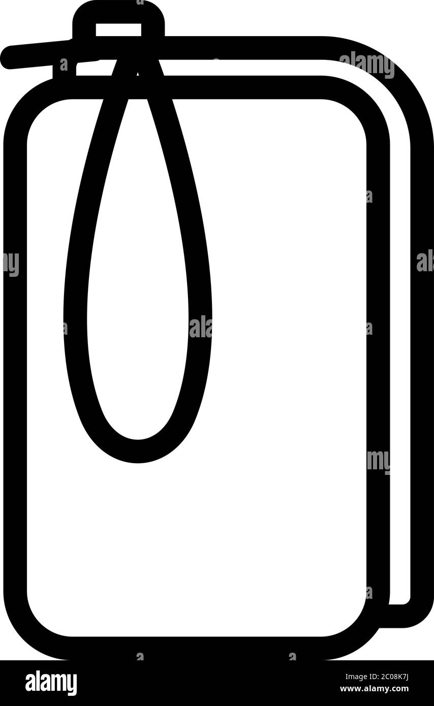 phone case pouch icon vector outline illustration Stock Vector Image ...