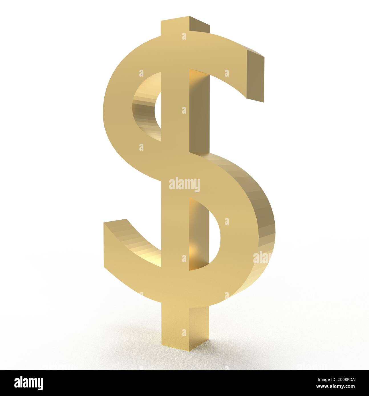 Dollar symbol sign 3d render Stock Photo - Alamy