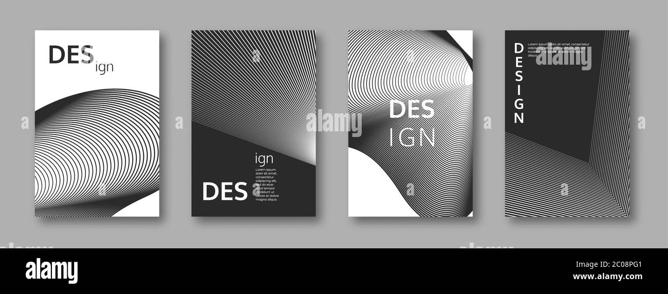 Abstract cover gradient color Black and White Stock Photos & Images - Alamy