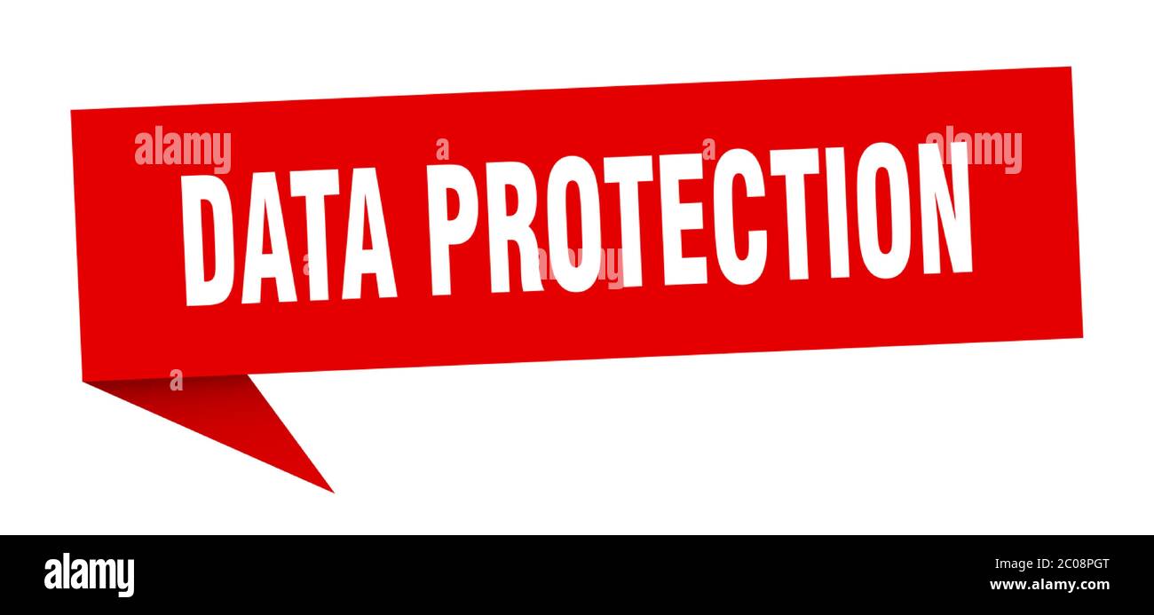 data protection banner. data protection speech bubble. data protection ...