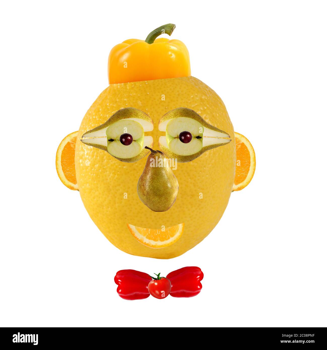 Vegetables face head Cut Out Stock Images & Pictures - Alamy