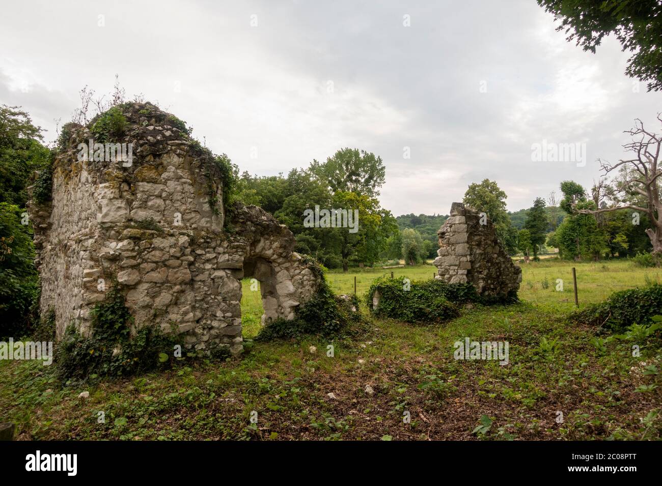 The ruins of St Mary's Priory, a Benedictine nunnery built in the 12th ...