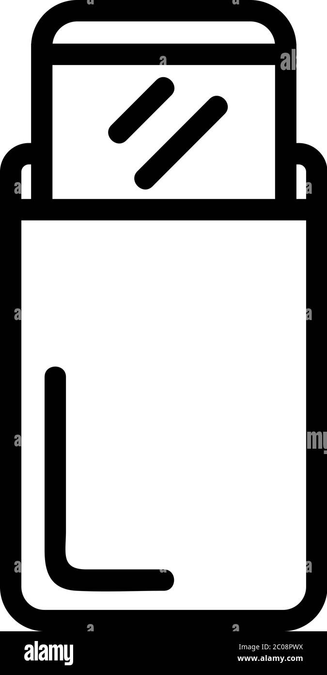 pouch for mobile phone icon vector outline illustration Stock Vector ...