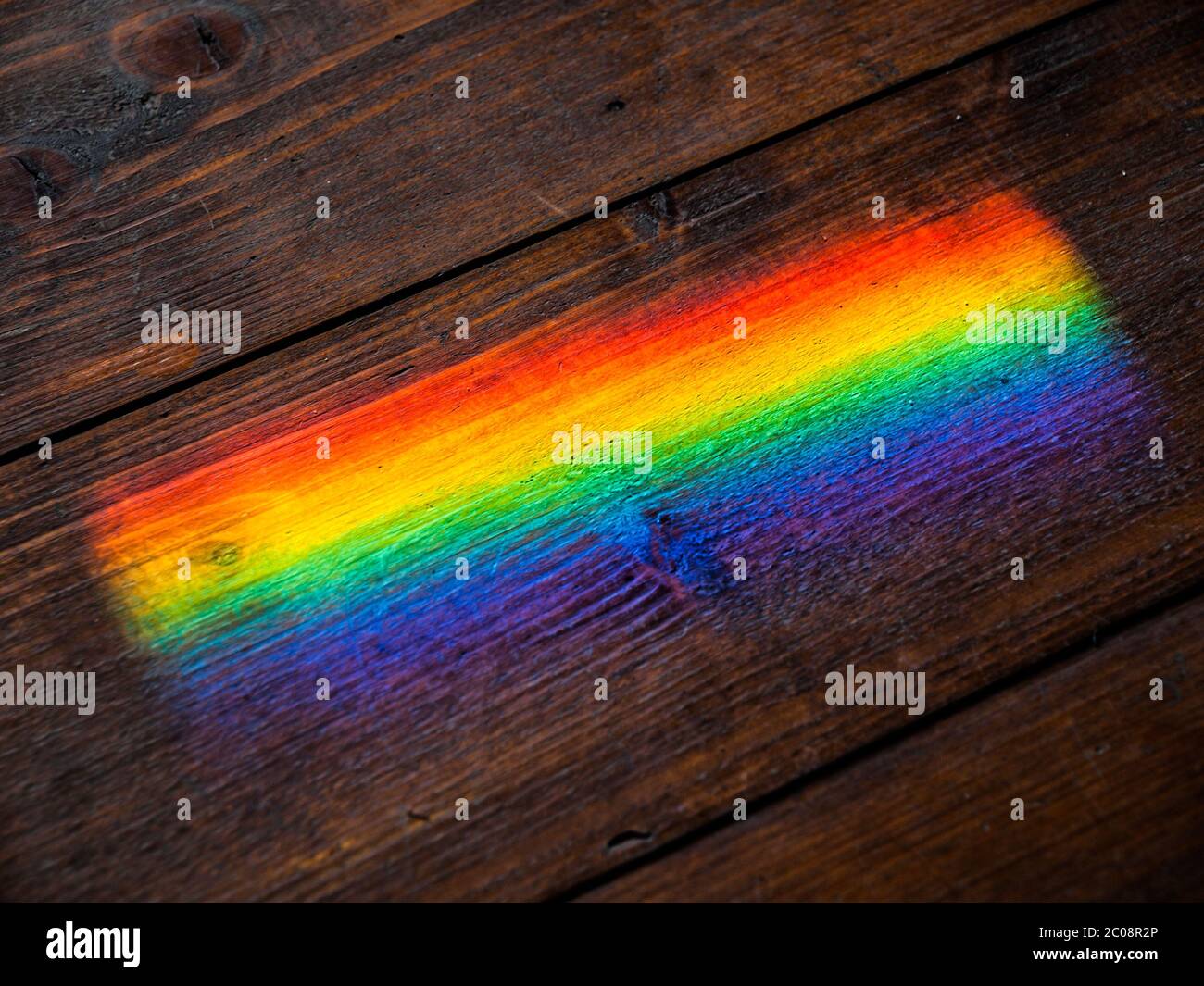 Glass refraction rainbow experiment hi-res stock photography and images ...