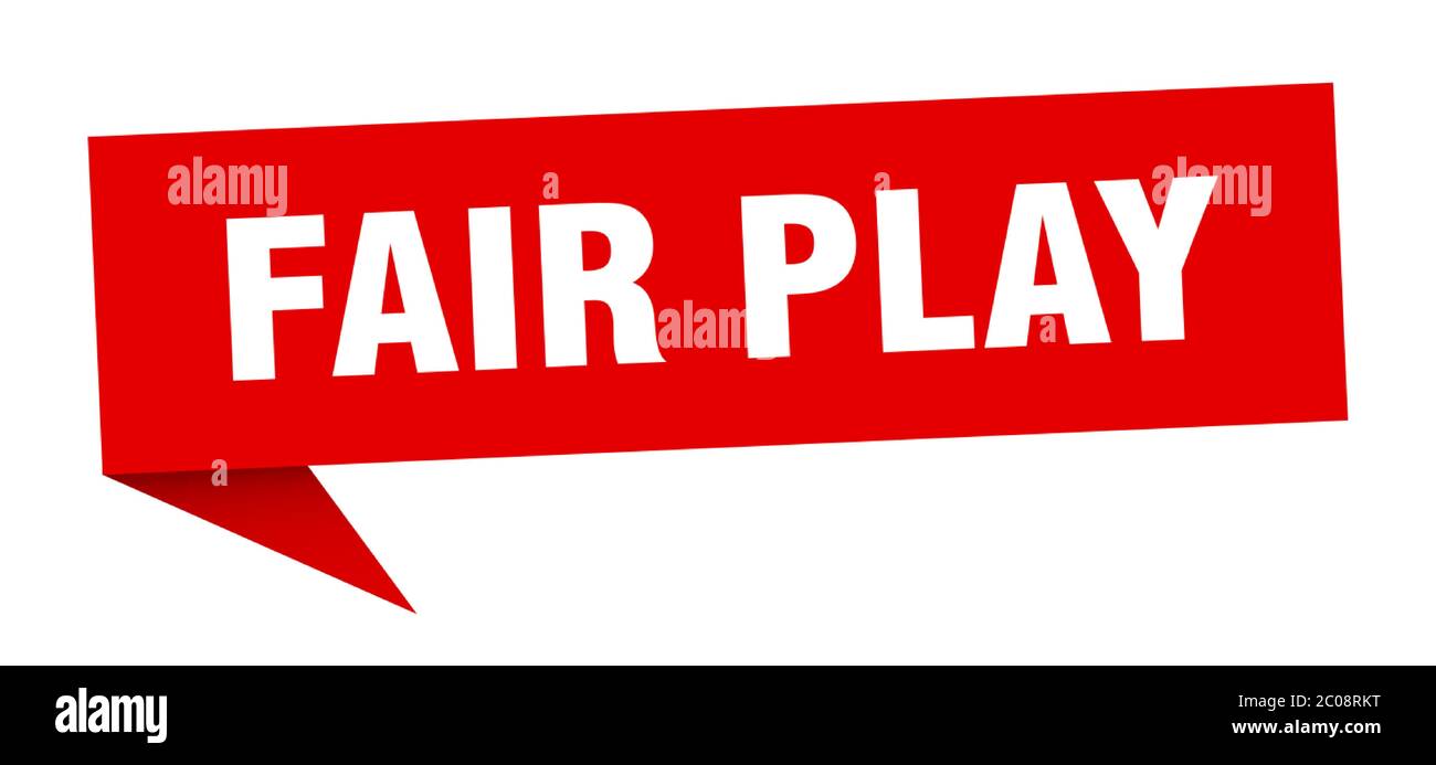 fair play banner. fair play speech bubble. fair play sign Stock Vector ...