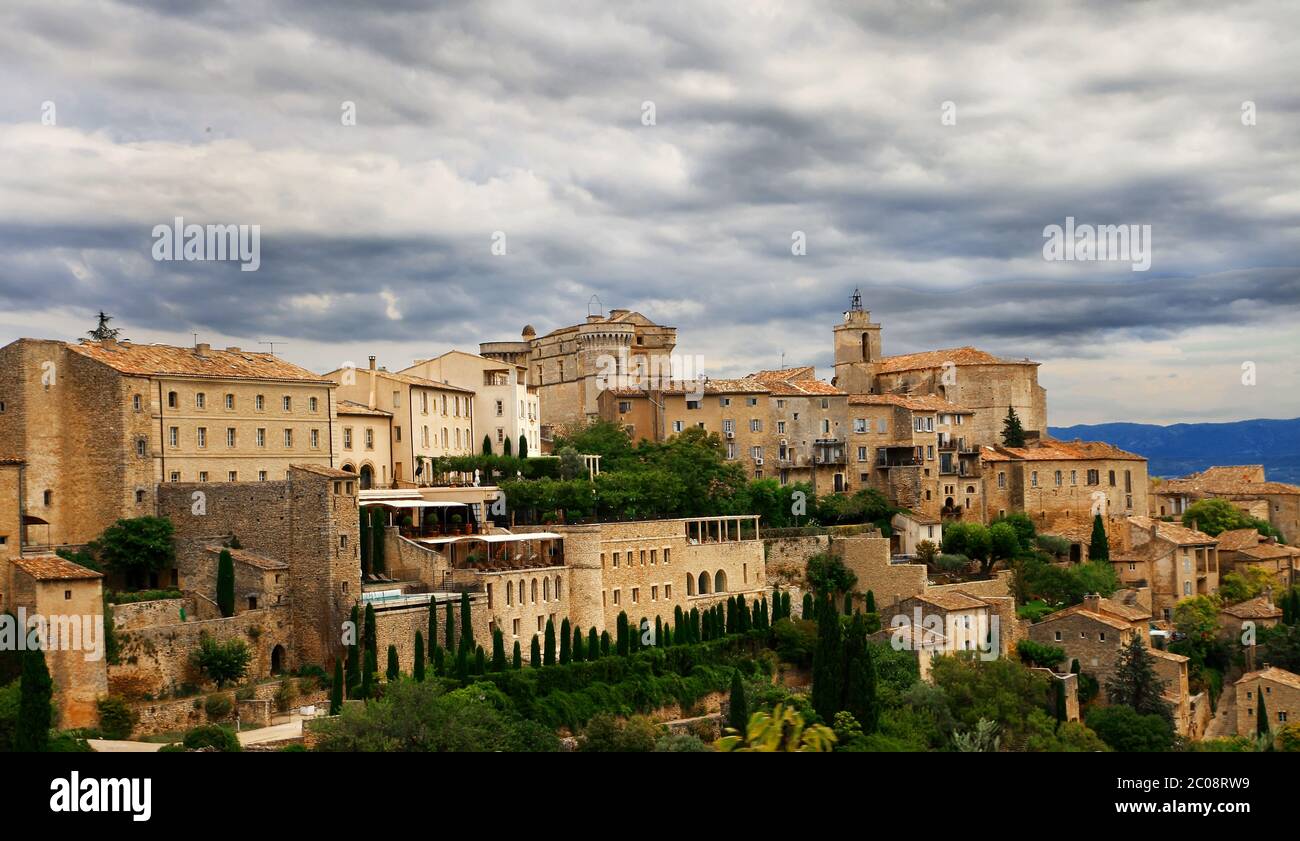 Medieval hillside town hi-res stock photography and images - Alamy