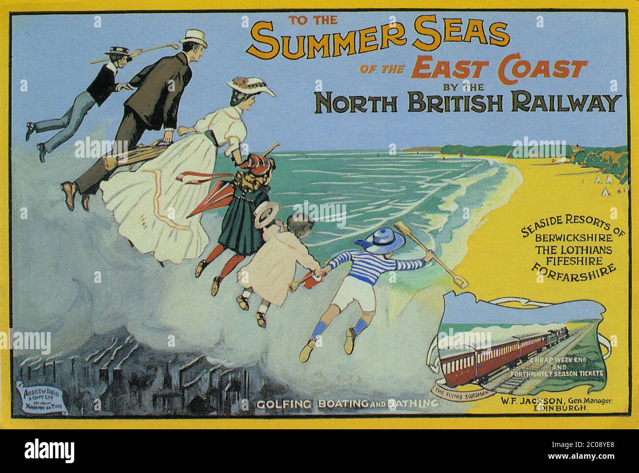 British Railways Advertising Poster High Resolution Stock Photography ...