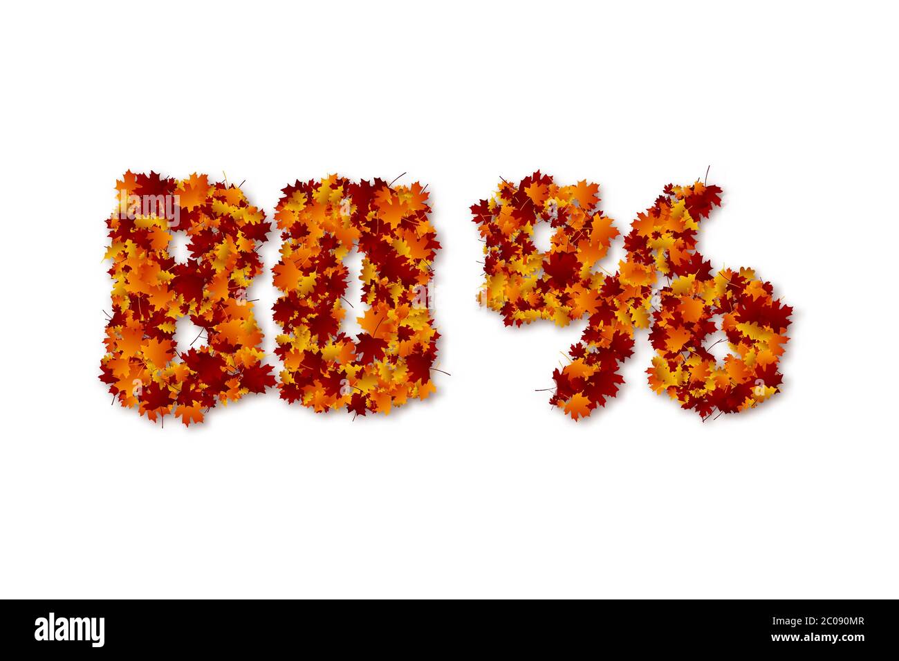 Discount 80 percent big Stock Vector Images - Alamy