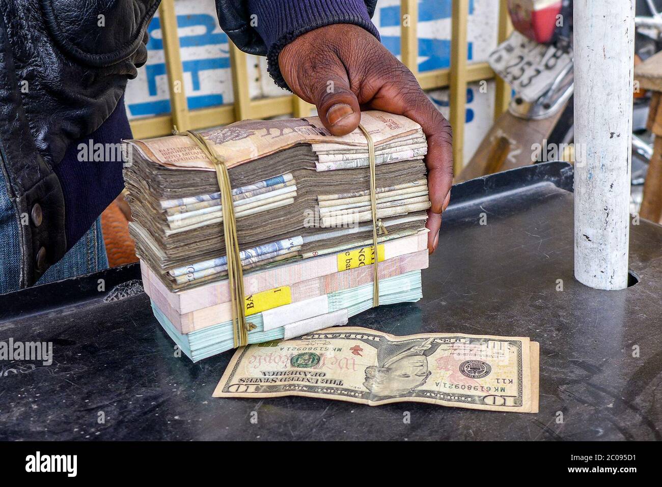 Congolese francs and US dollars are both commonly used throughout DRC ...