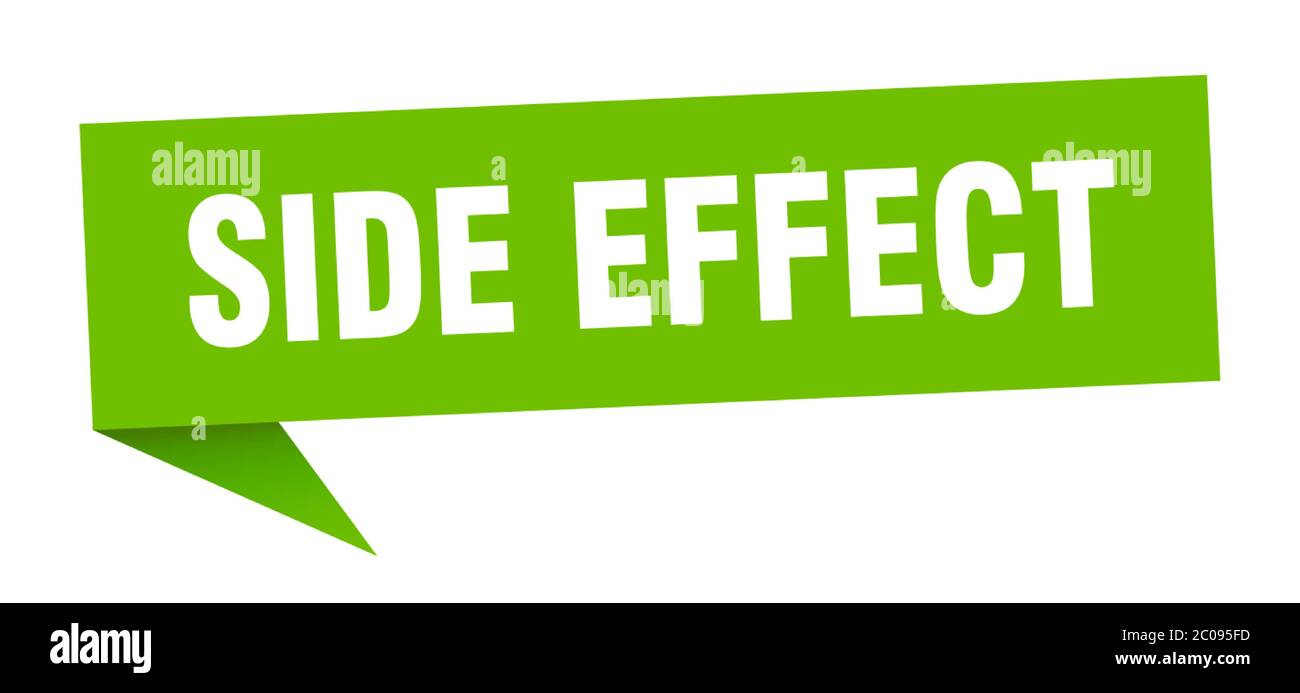side effect banner. side effect speech bubble. side effect sign Stock ...