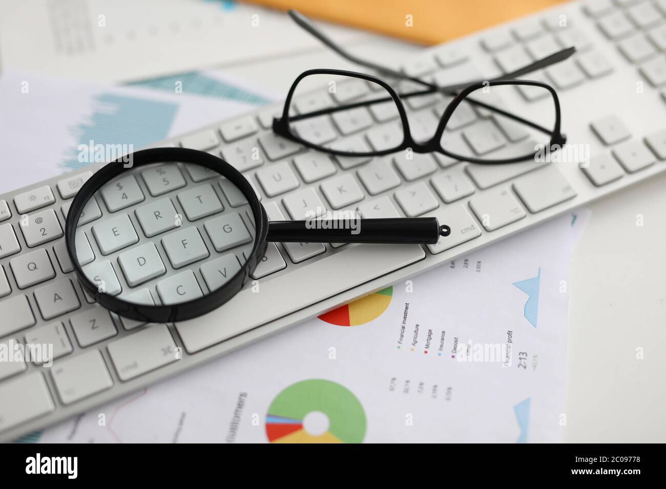 Important document on desktop Stock Photo - Alamy