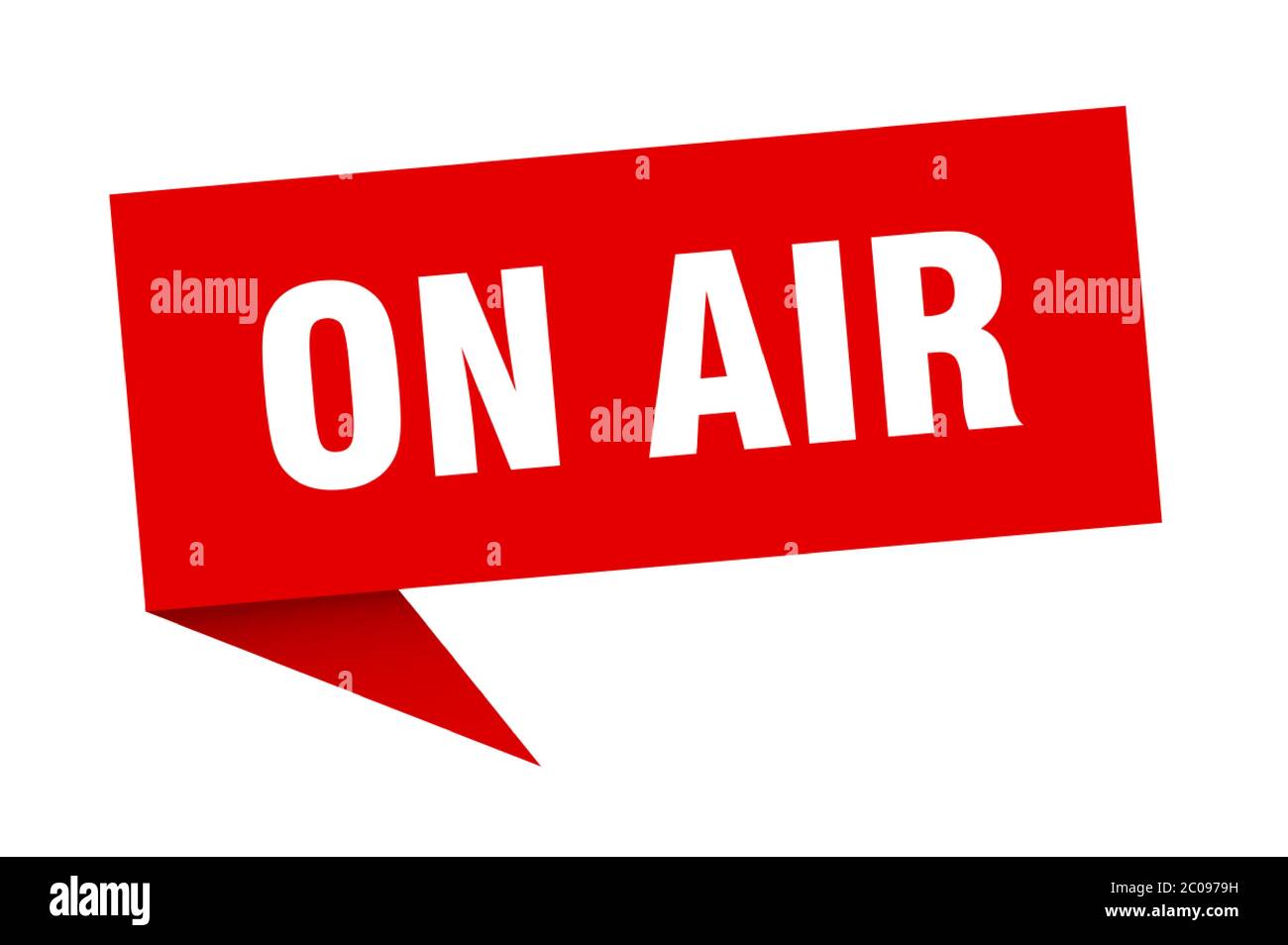 on air banner. on air speech bubble. on air sign Stock Vector Image ...
