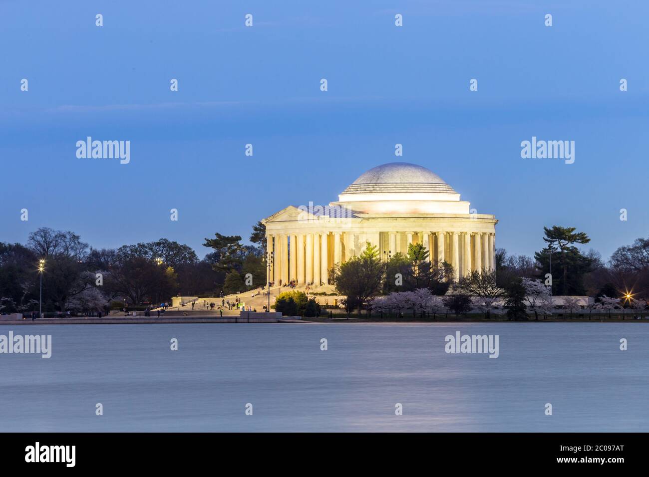 Thomas Jefferson Memorial building Stock Photo - Alamy