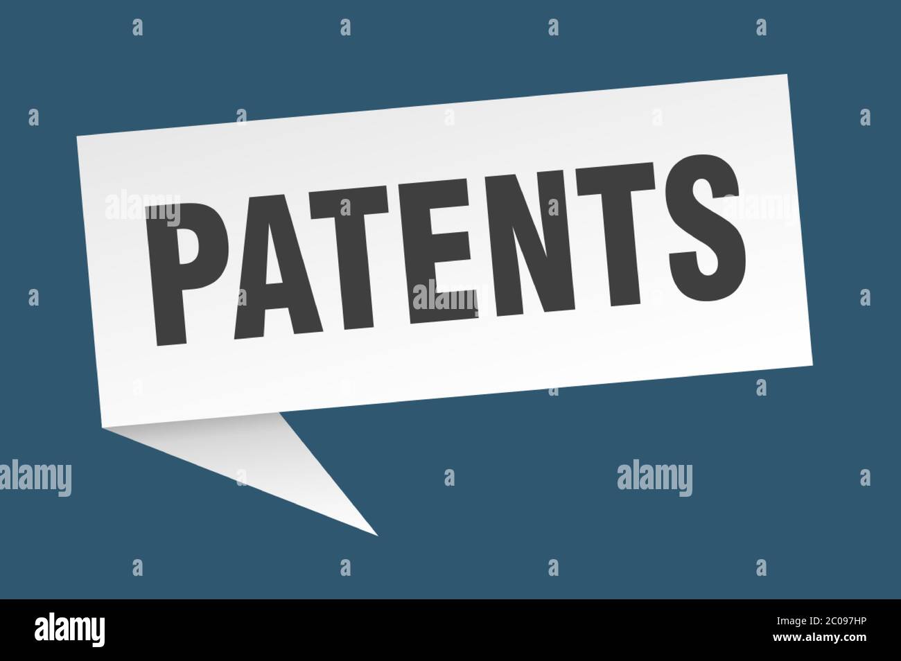 patents banner. patents speech bubble. patents sign Stock Vector Image ...