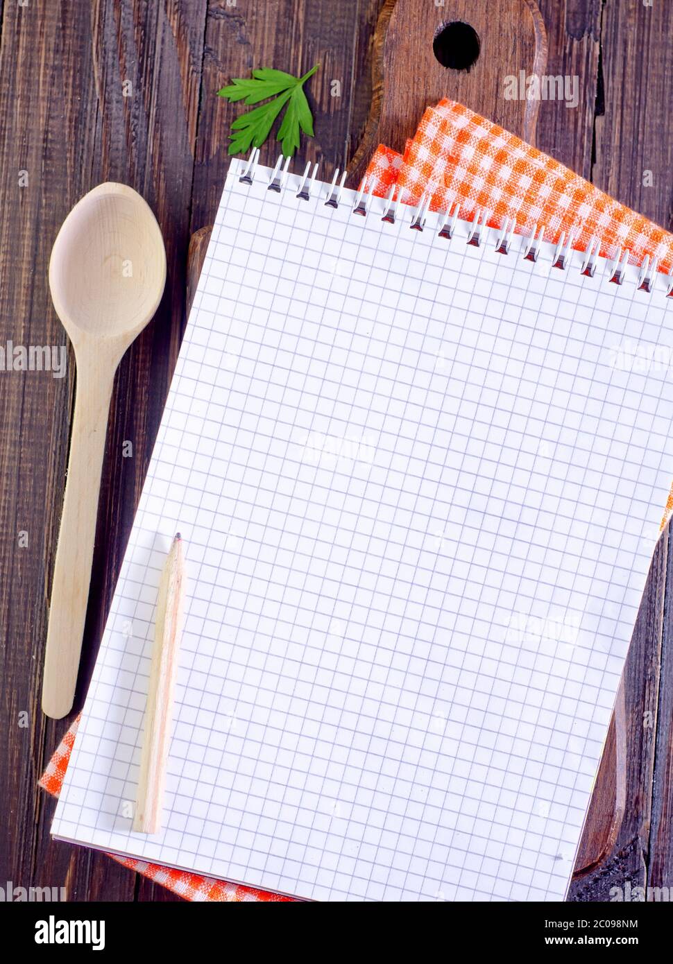 note for recipe Stock Photo - Alamy