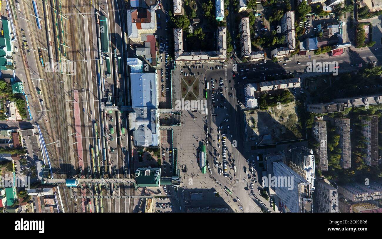 Aerial city view Stock Photo - Alamy