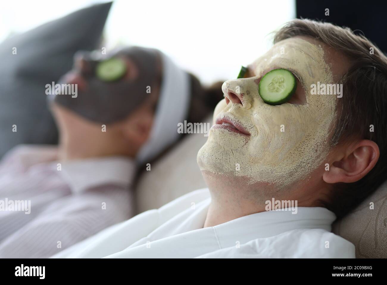 Lazy husband sofa hi-res stock photography and images - Alamy