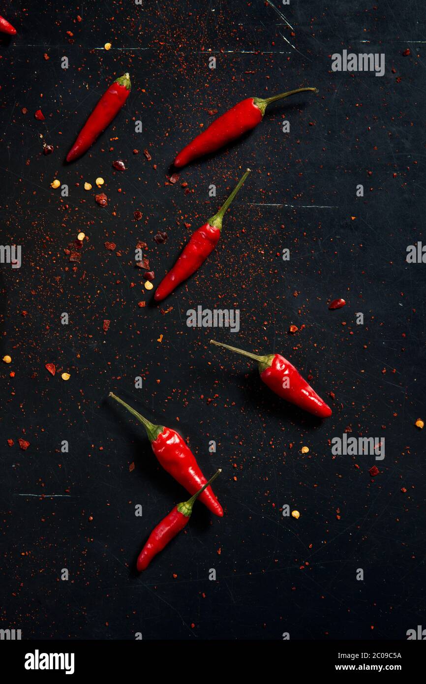 Chilli flakes jar hi-res stock photography and images - Alamy