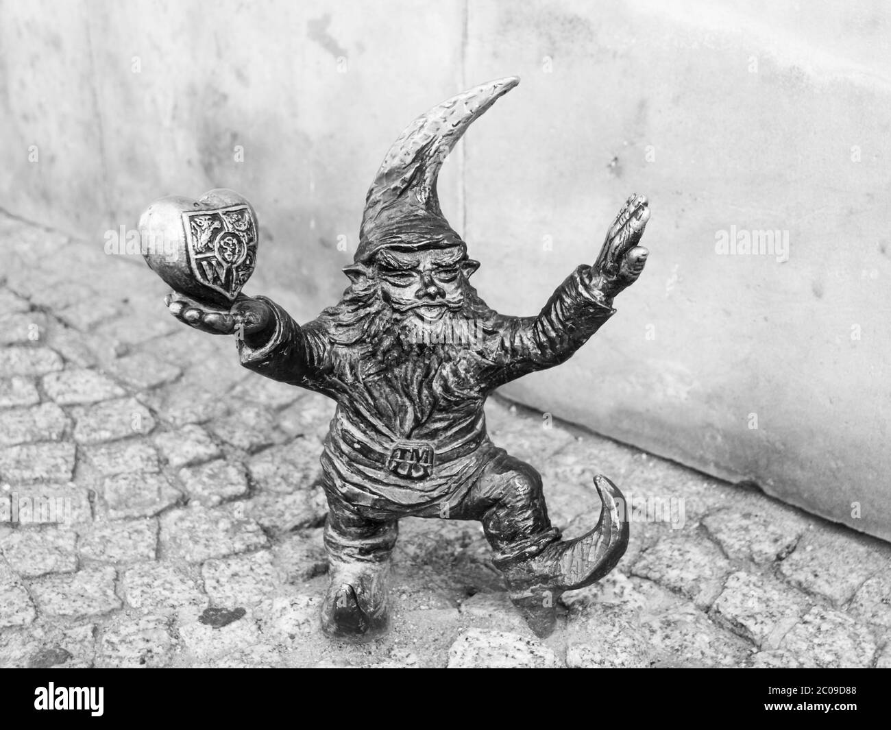Dwarf figurine Black and White Stock Photos & Images - Alamy