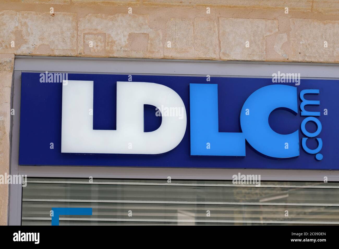 Bordeaux , Aquitaine / France - 06 06 2020 : ldlc shop sign store with ...
