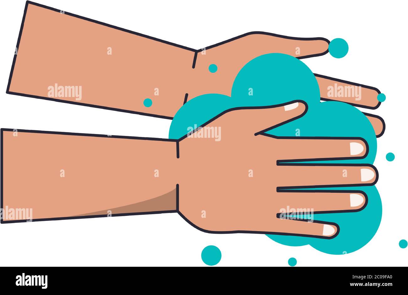 Effective hand washing Cut Out Stock Images & Pictures - Alamy