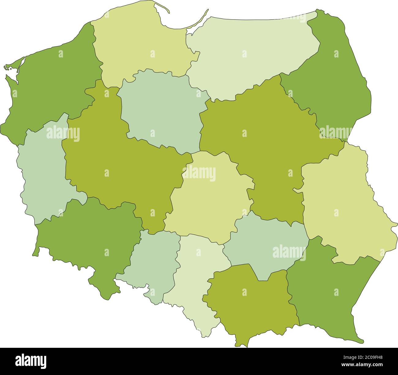 poland political map